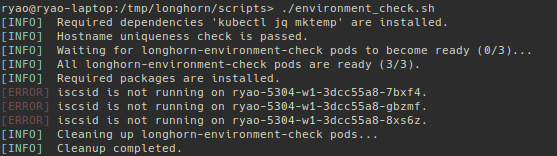 [BUG] environment_check.sh does not handle differnt kernel versions in cluster correctly · Issue ...