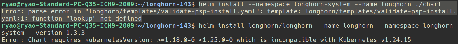 Bug Helm2 Install Error Lookup Function Not Defined In Validate 