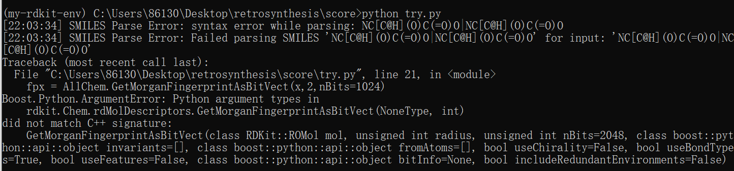 Failed parsing SMILES · rdkit rdkit · Discussion #5844 · GitHub