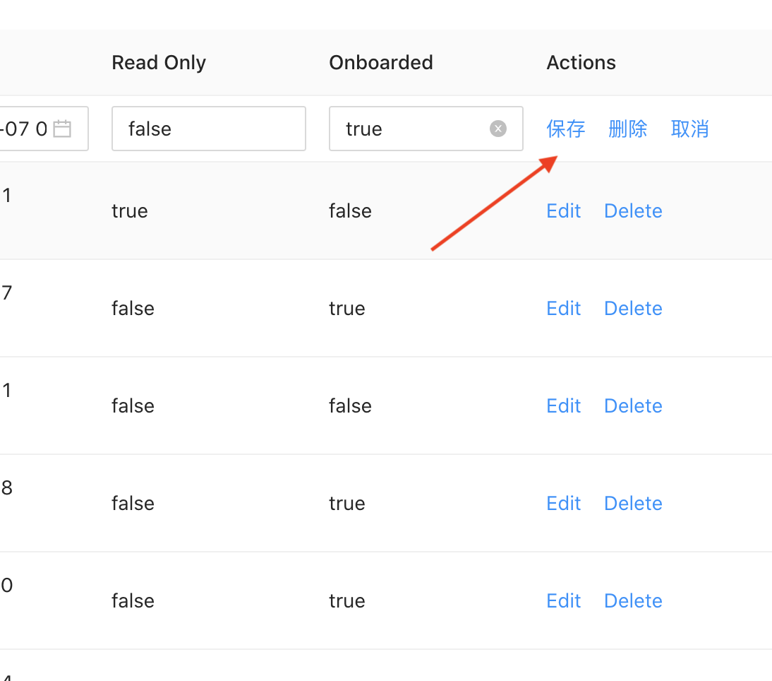 🐛[BUG]EditableProTable text label for "保存“， ”删除“ 和 ”取消“ · Issue #1428 · ant-design/pro ...