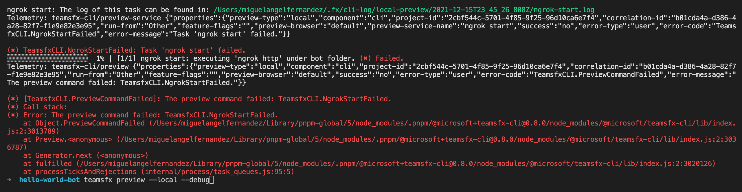 App created with Toolkit won't run with teamsfx CLI · Issue #3368 · OfficeDev/microsoft-365 ...