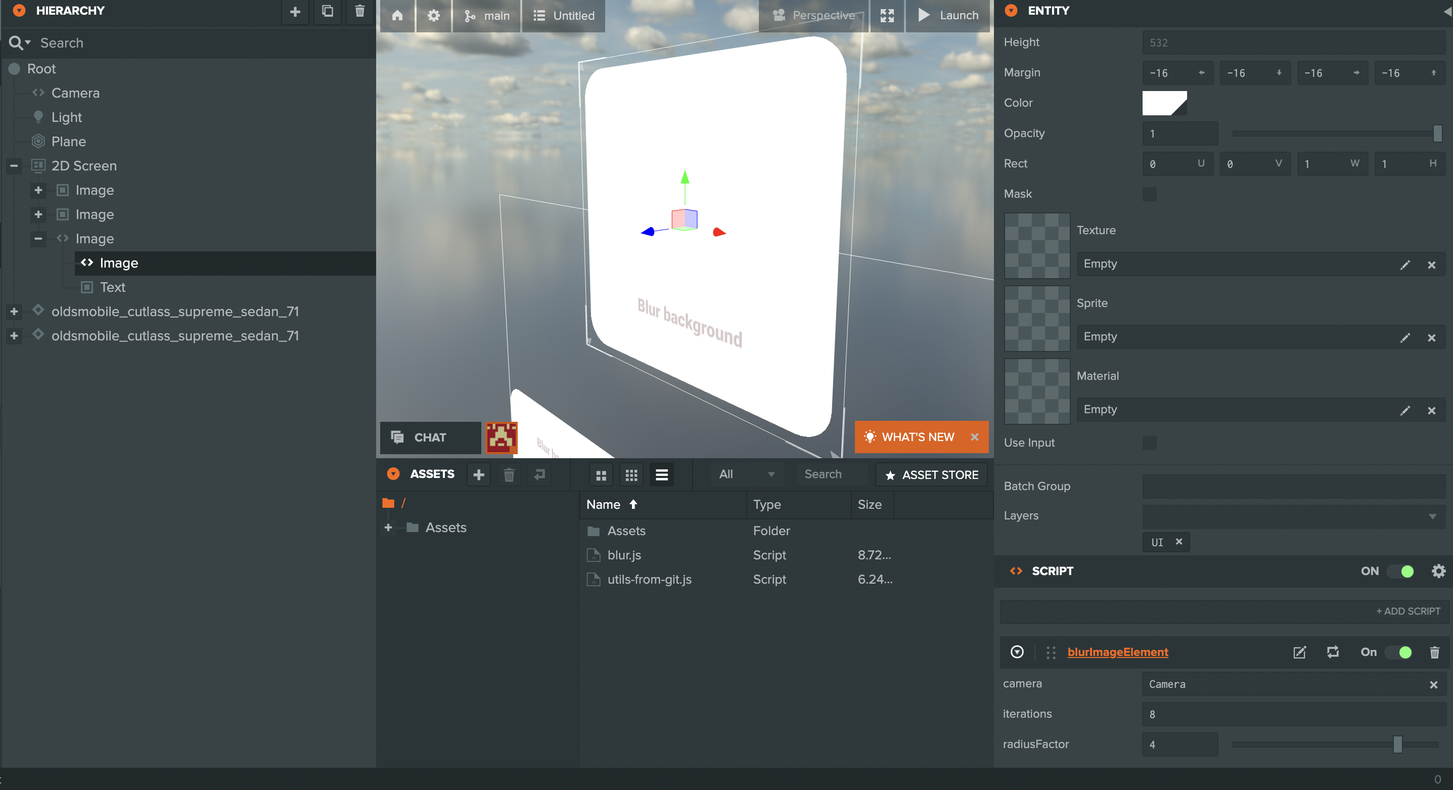 GitHub - querielo/playcanvas-blur-ui