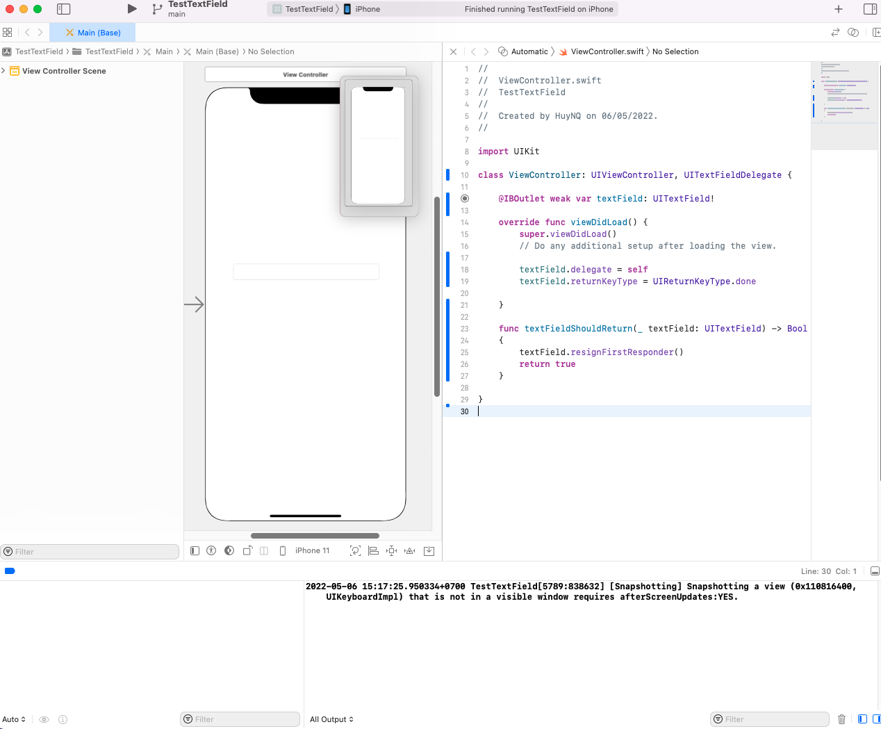 [iOS][Snapshotting] Snapshotting a view that has not been rendered at least once requires ...