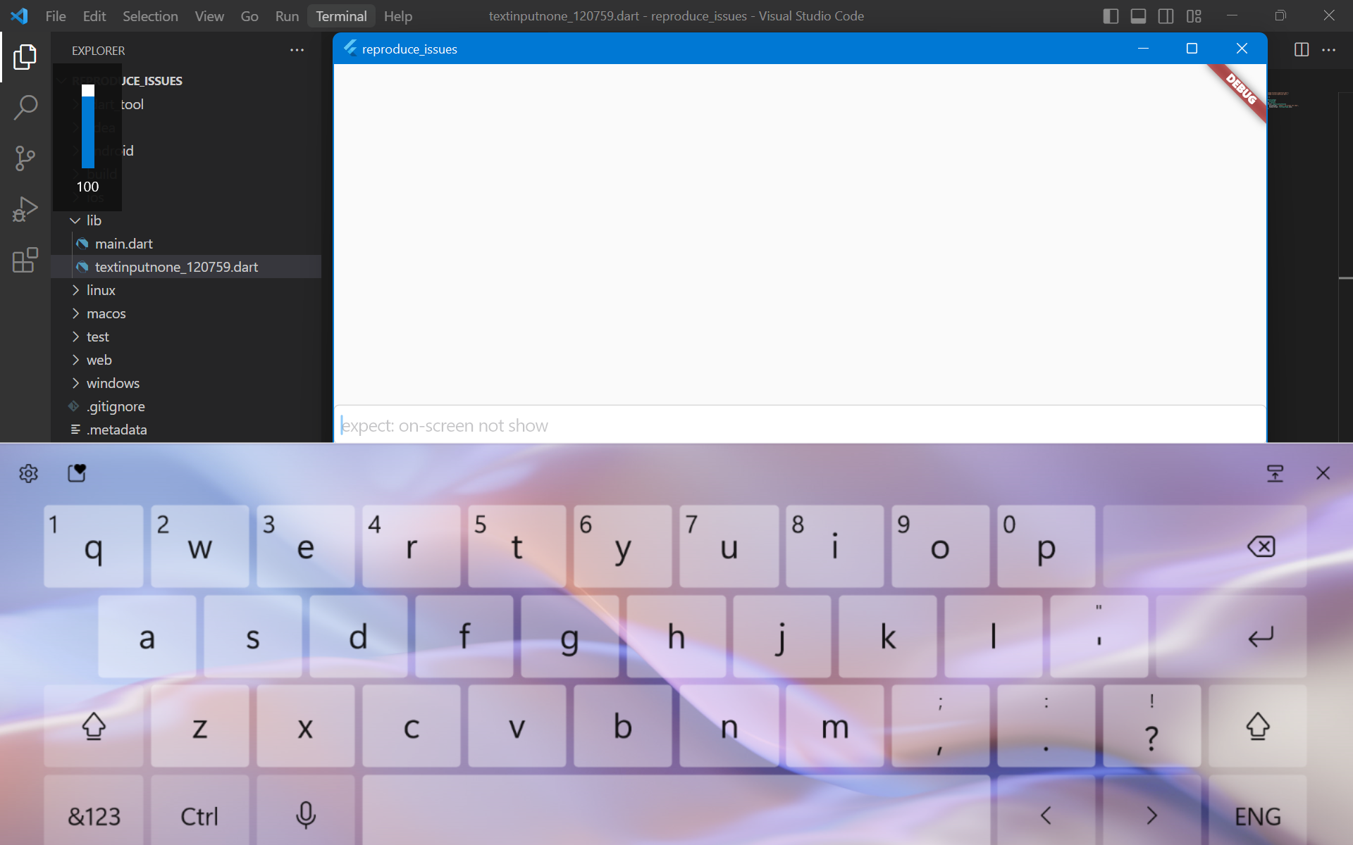 [windows] `textinputtype None` Does Work On Windows Touch Device · Issue 120759 · Flutter