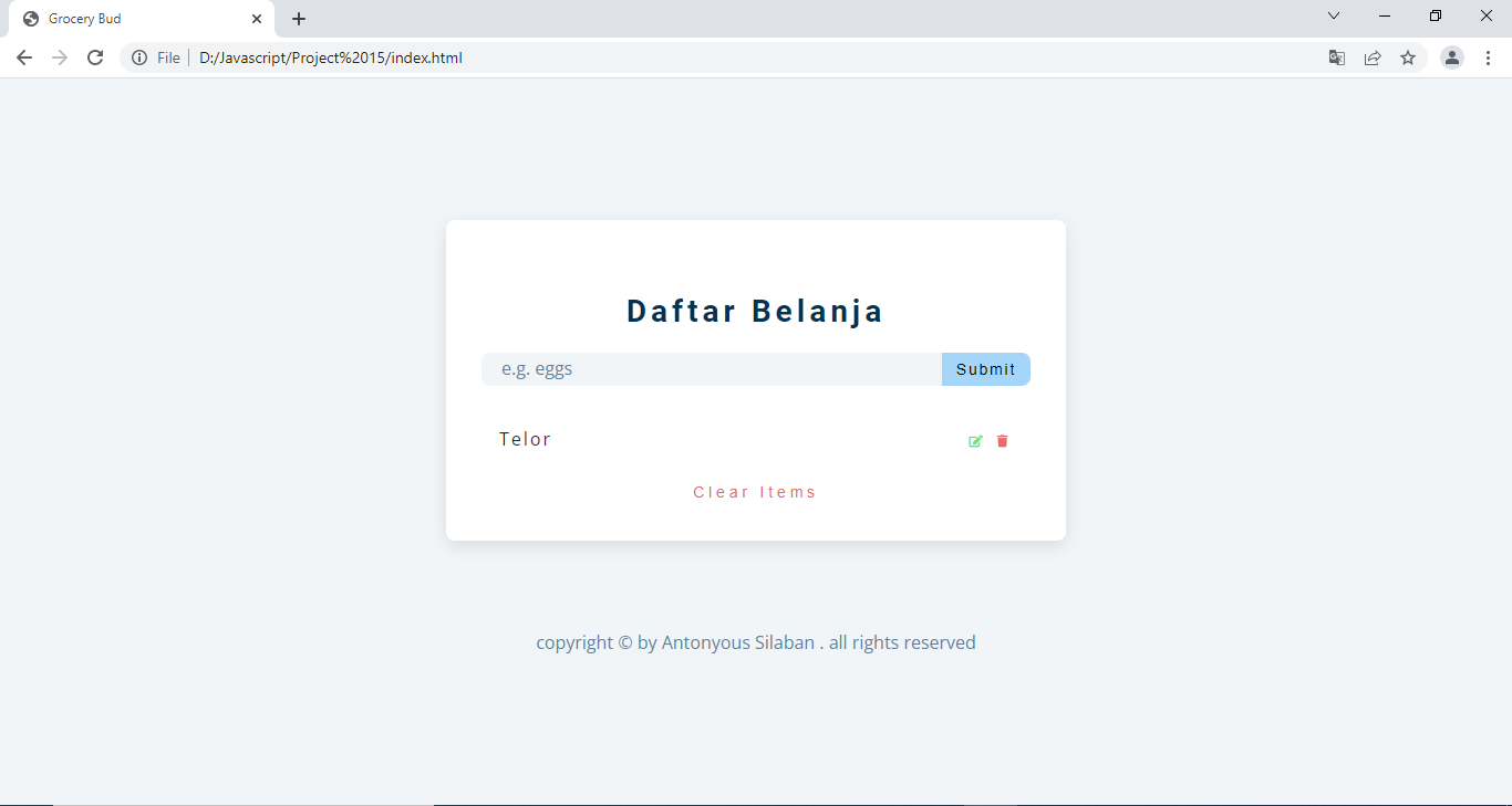 GitHub - AntonyousSilaban/daftar-belanja