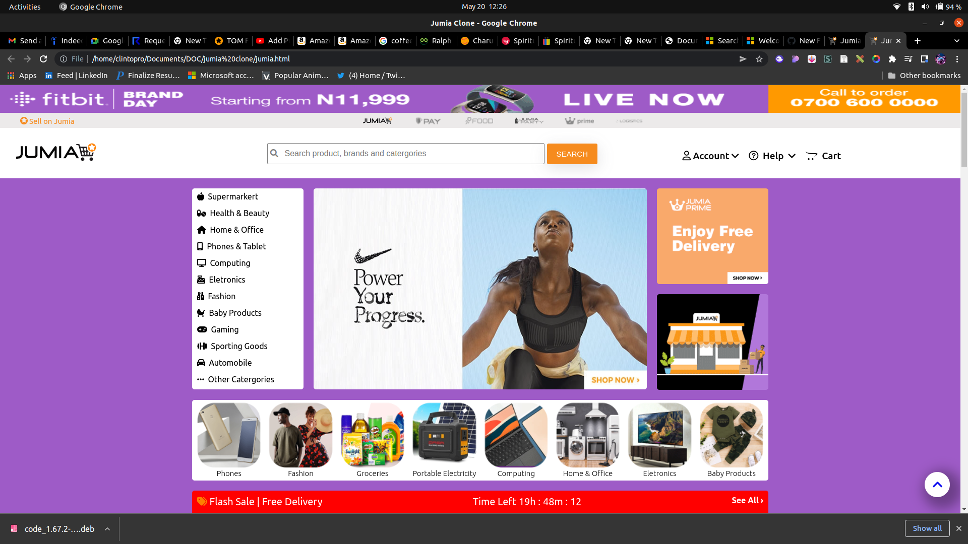 GitHub - clintopro/jumia-clone
