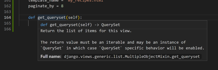 Bug Nameerror Self Is Not Defined Within Myrecipesview · Issue 49 · Chris Townsendpp4 