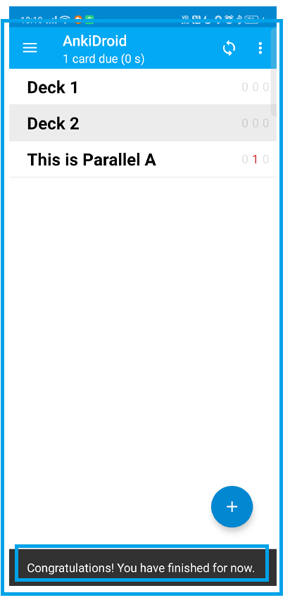 [Bug] Crash: Studying all "due" cards started from "Study" shortcut ends up closing AnkiDroid ...