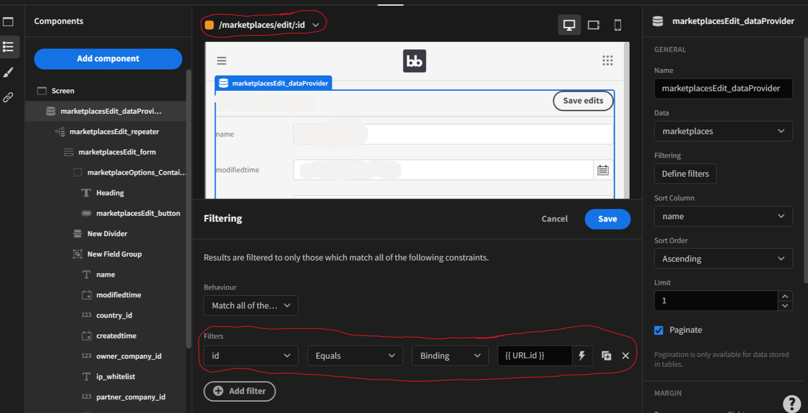 using same URL variable as binding to lead to different screens · Budibase budibase · Discussion ...