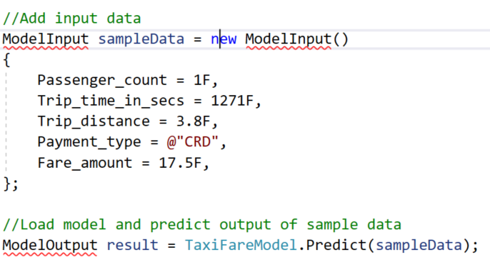 Consume page code should build when copy+pasted · Issue #1311 · dotnet/machinelearning ...