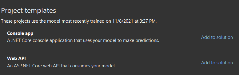 In VS 2022 generate .NET 6 projects · Issue #1905 · dotnet/machinelearning-modelbuilder · GitHub