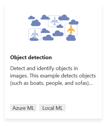 object detection scenario card shows Local tag · Issue #843 · dotnet/machinelearning ...