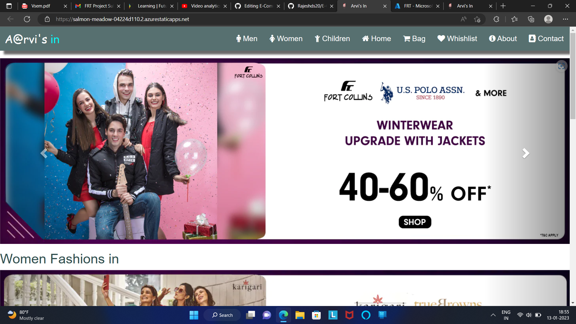 GitHub - Shrishti-Dogra/E-commerce-website
