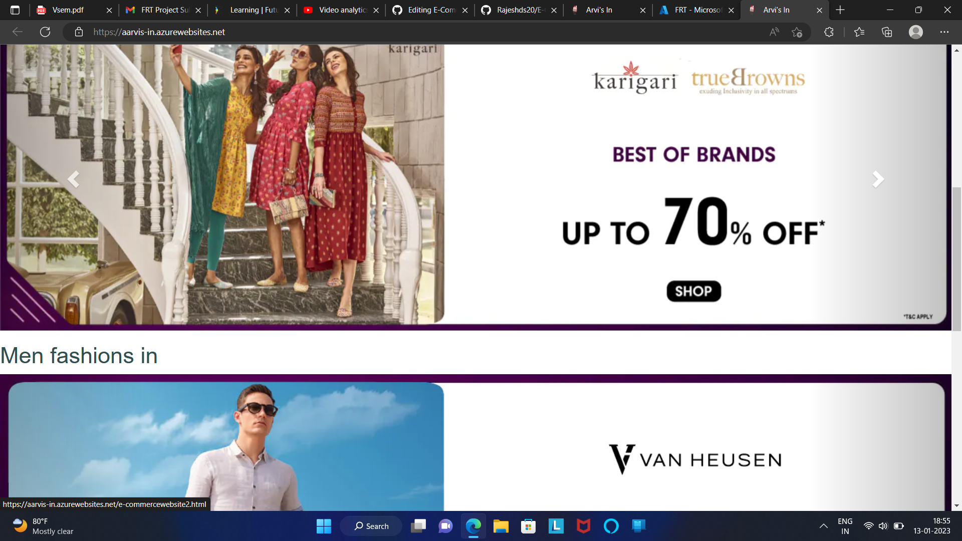 GitHub - Shrishti-Dogra/E-commerce-website