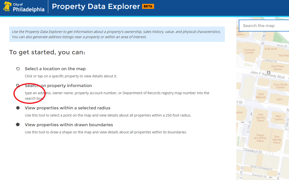 Proofing: Typo · Issue #421 · CityOfPhiladelphia/property-data-explorer · GitHub