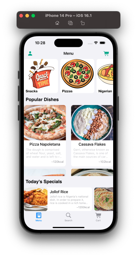 GitHub - ekremalkn/FoodOrderApp: MVVM, Storyboard and Xib UI