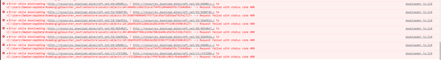 Getting errors all the times when installing/updating modpacks from Curseforge · Issue #1523 ...