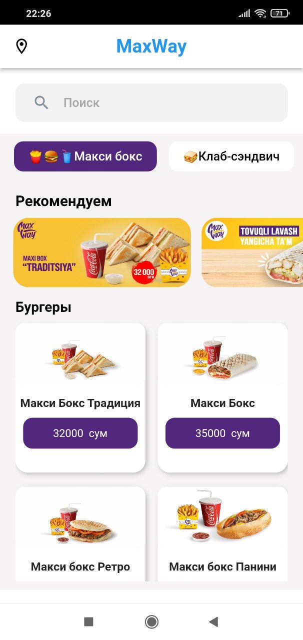 GitHub - MuhammadaliMexriddinov/maxway_demo