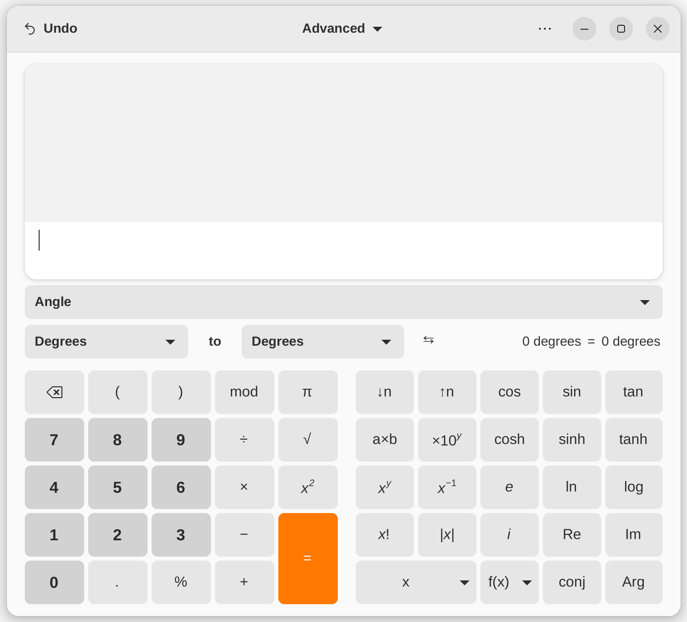 Layout issues in Advanced or Financial modes of GNOME Calculator ...