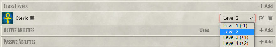Leveling drop-down not present after dnd5e system update to 1.6 · Issue #508 · sdenec/tidy5e ...