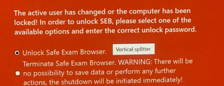 Is this an expected behavior? · SafeExamBrowser seb-win-refactoring ...