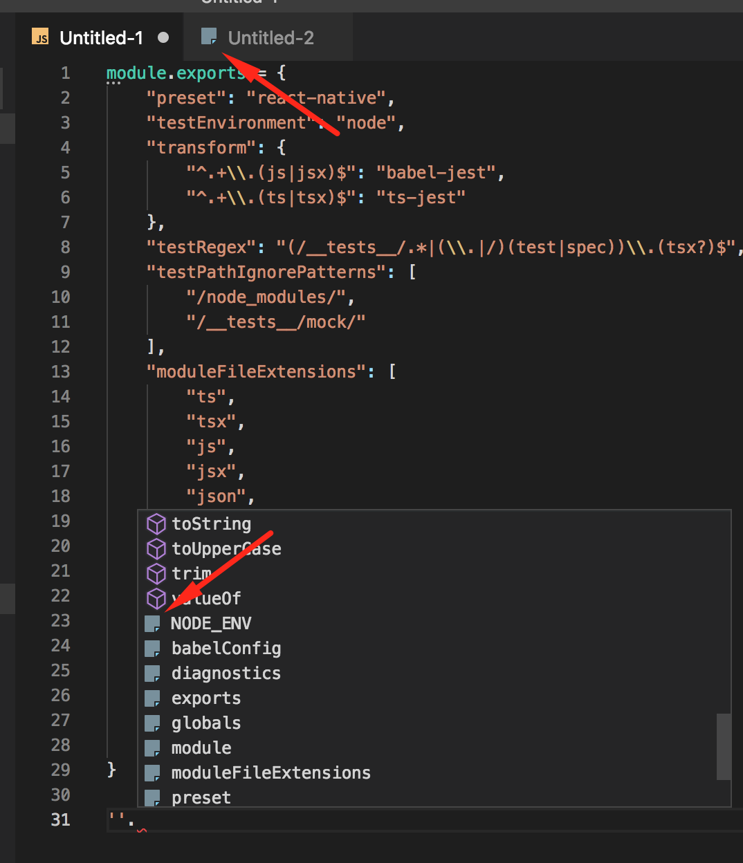 IntelliSense suggestion order and icon · Issue #64489 · microsoft ...