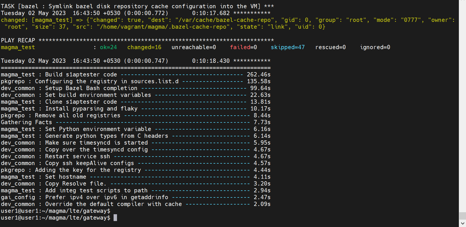 Ansible Provisioning Of S1ap Tester Vm Fails When Using Branch V18 Due To Lldb Package Is 