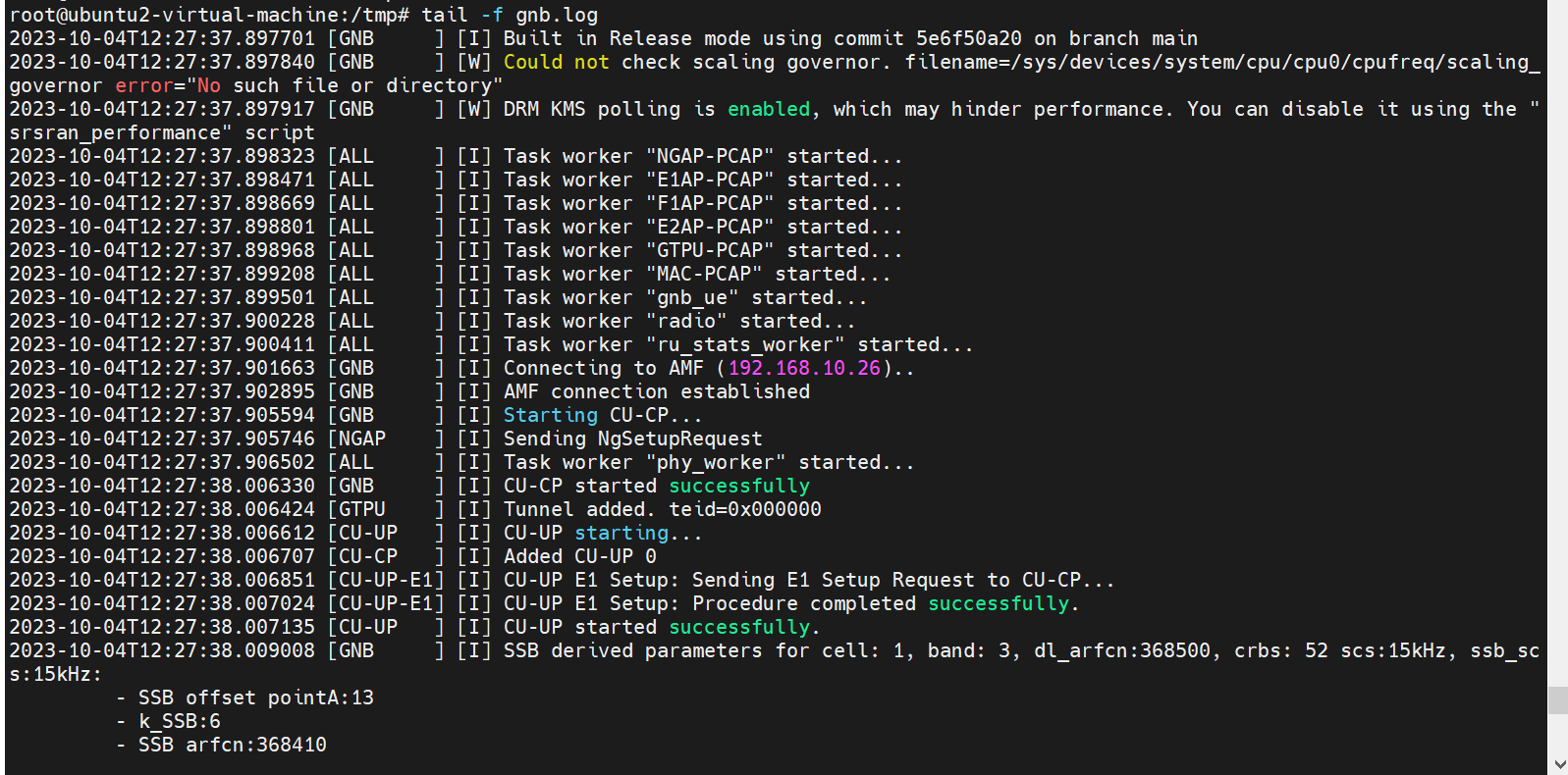 Getting Error While Running Srsgnb · Srsran Srsran Project · Discussion 235 · Github