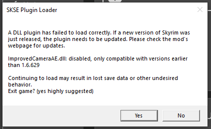 SKSE: Not compatible with 1.6.640 · Issue #50 · ArranzCNL ...