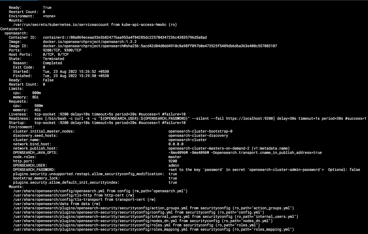 Allow probes configuration for opensearch pods · Issue #252 · opensearch-project/opensearch-k8s ...