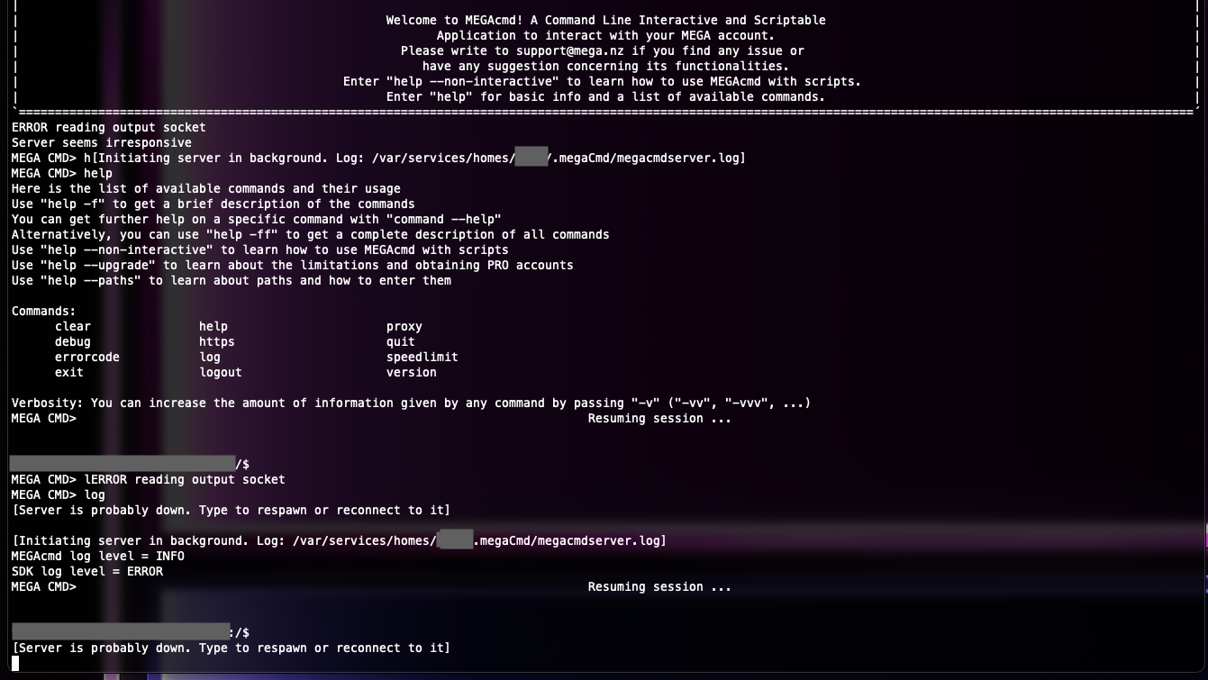 WebDAV connection errors using MegaCMD on Synology · Issue #780 · meganz/MEGAcmd · GitHub
