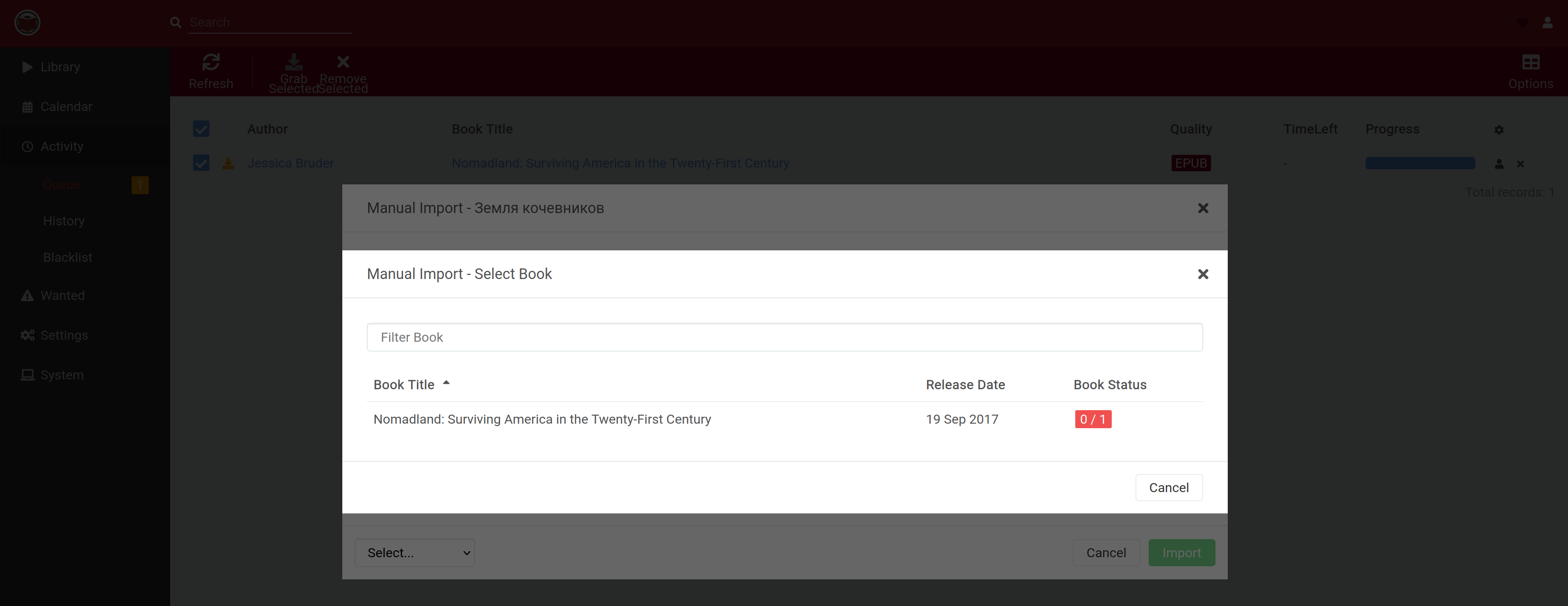 [BUG]: Manual import fails · Issue #1238 · Readarr/Readarr · GitHub