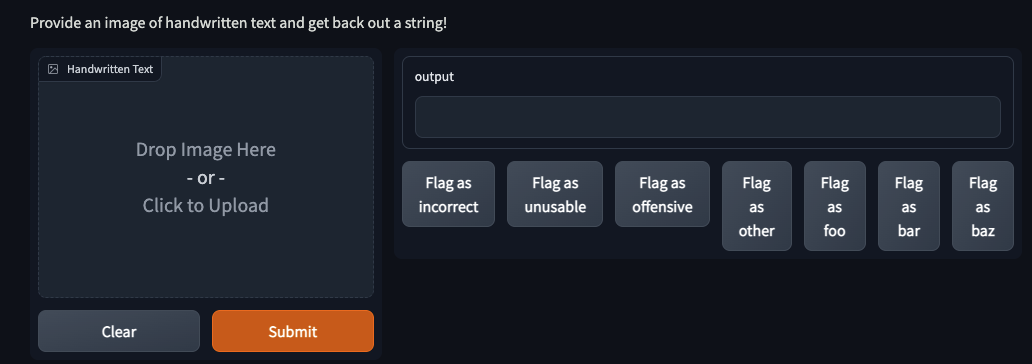 Flagging UX redesign · Issue #1496 · gradio-app/gradio · GitHub