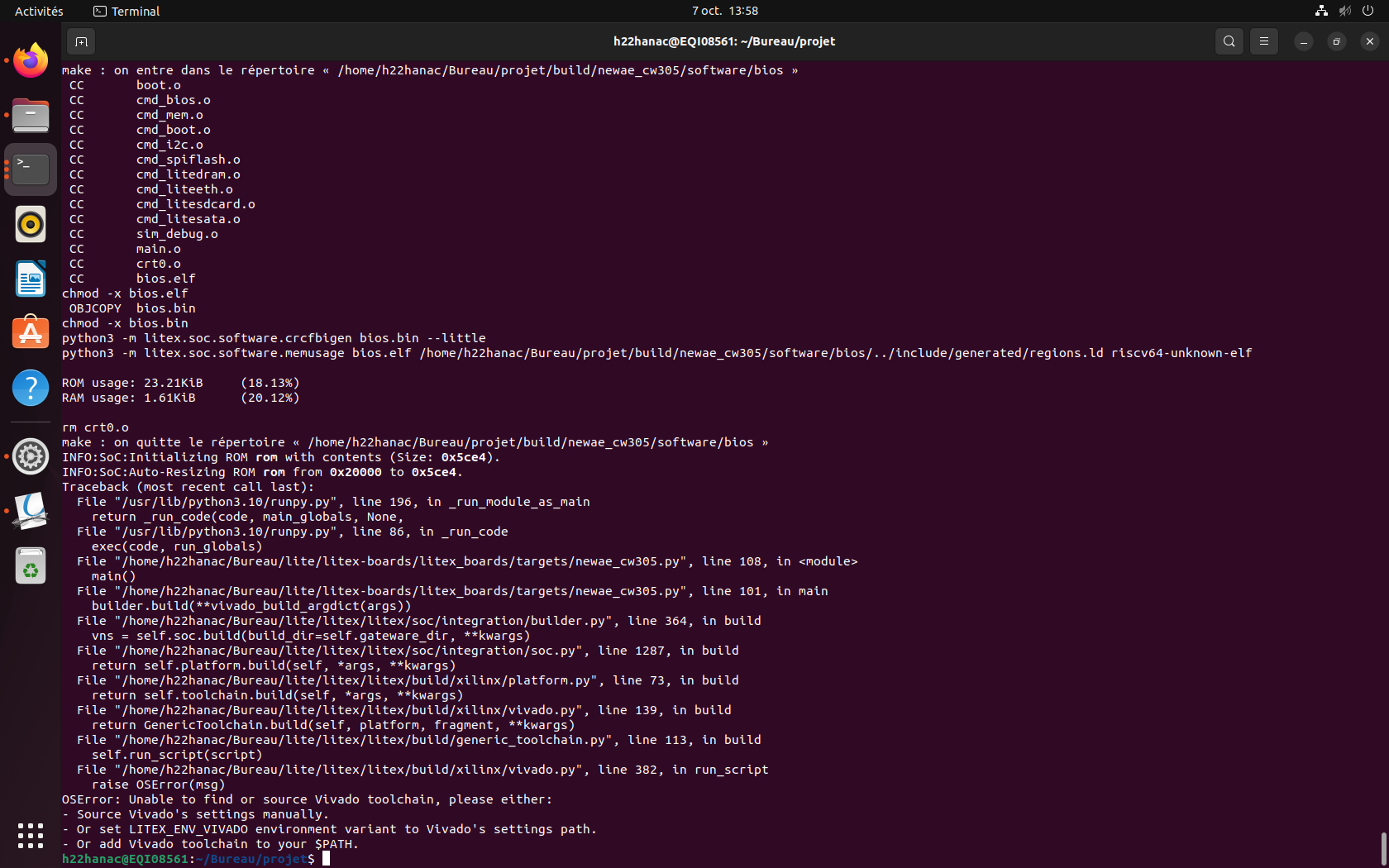 Simulation error · Issue #1454 · enjoy-digital/litex · GitHub