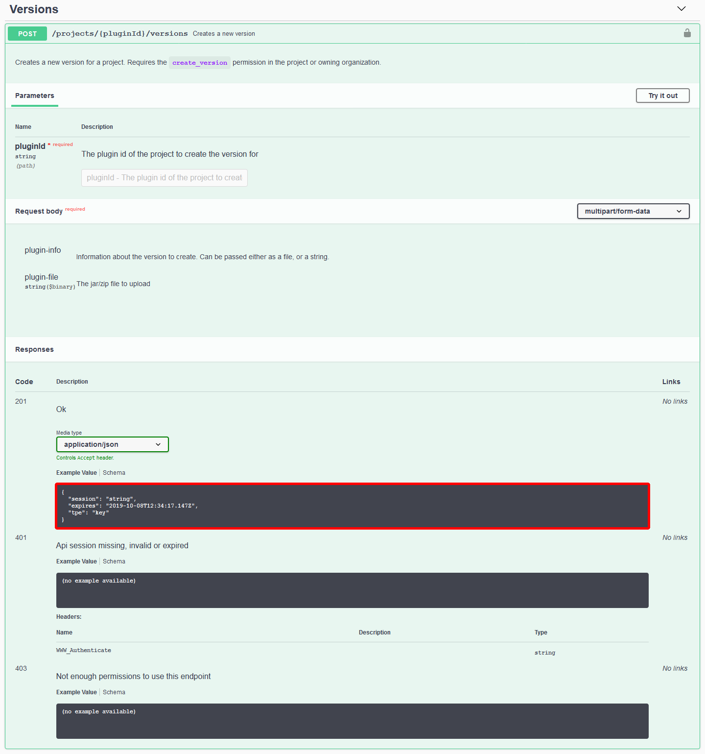 Documented DeployVersion response example is incorrect · Issue #914 · SpongePowered/Ore · GitHub