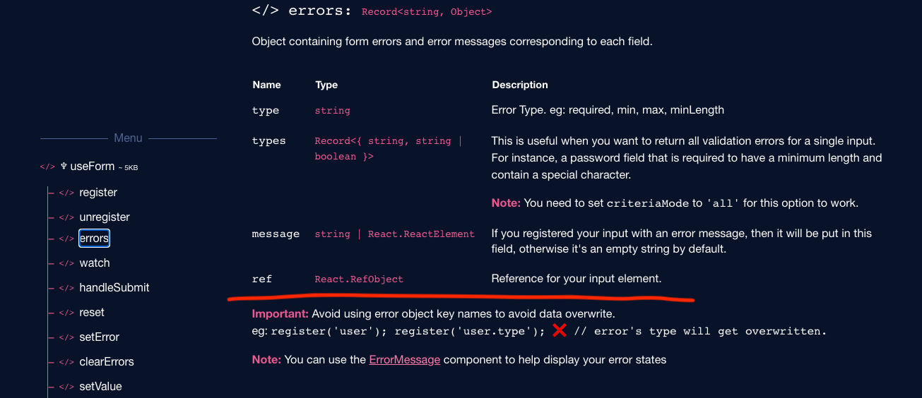 Ref not propagating to errors object when resolver is used · Issue #77 · react-hook-form ...