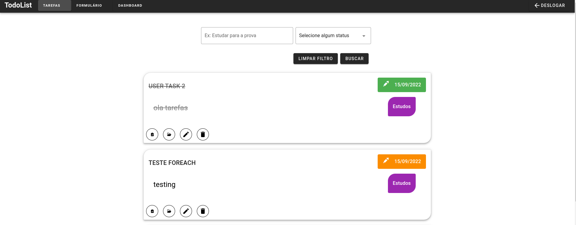 GitHub - lukemariano/todolist-login: training