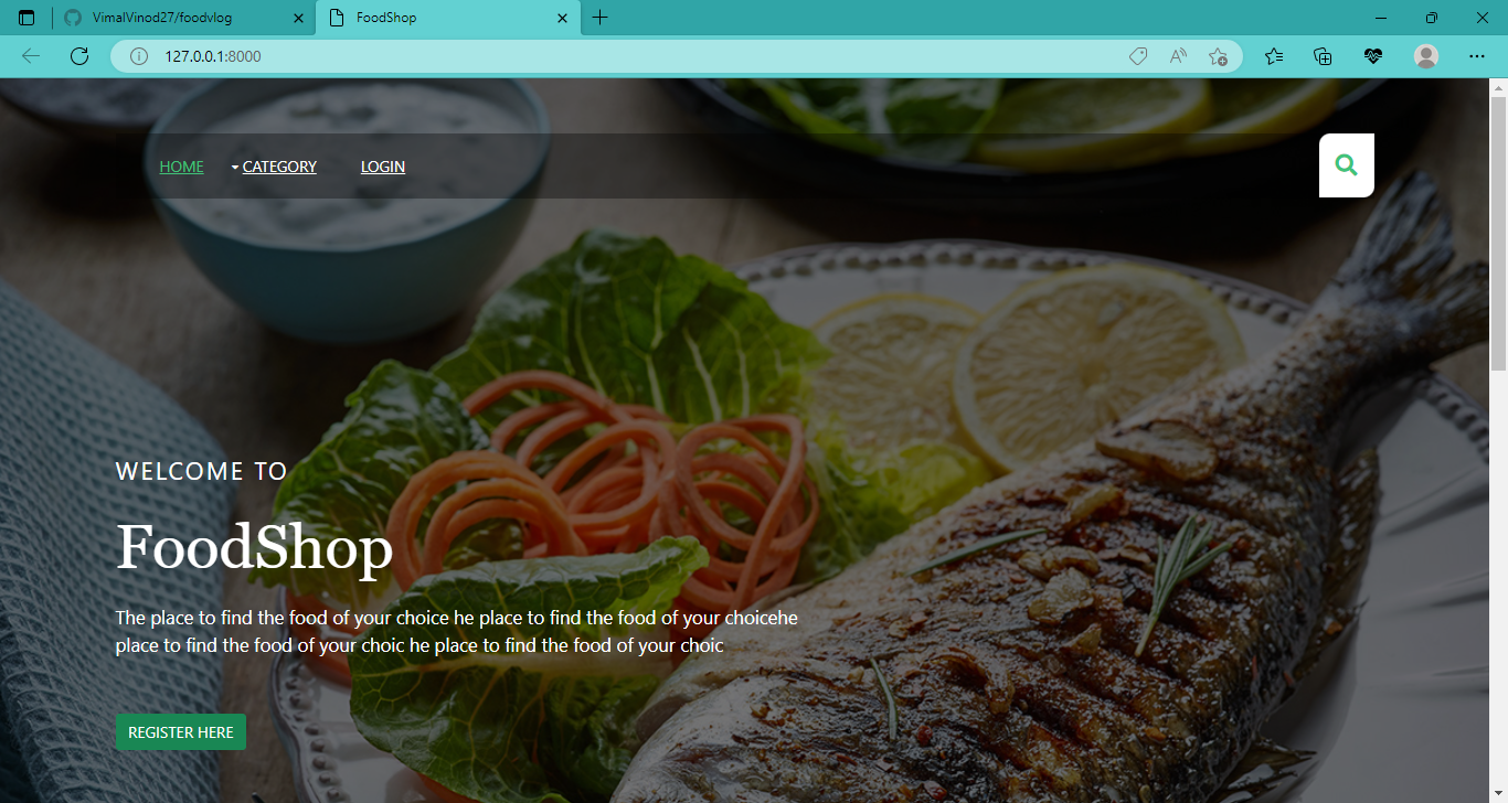 GitHub - VimalVinod27/foodvlog