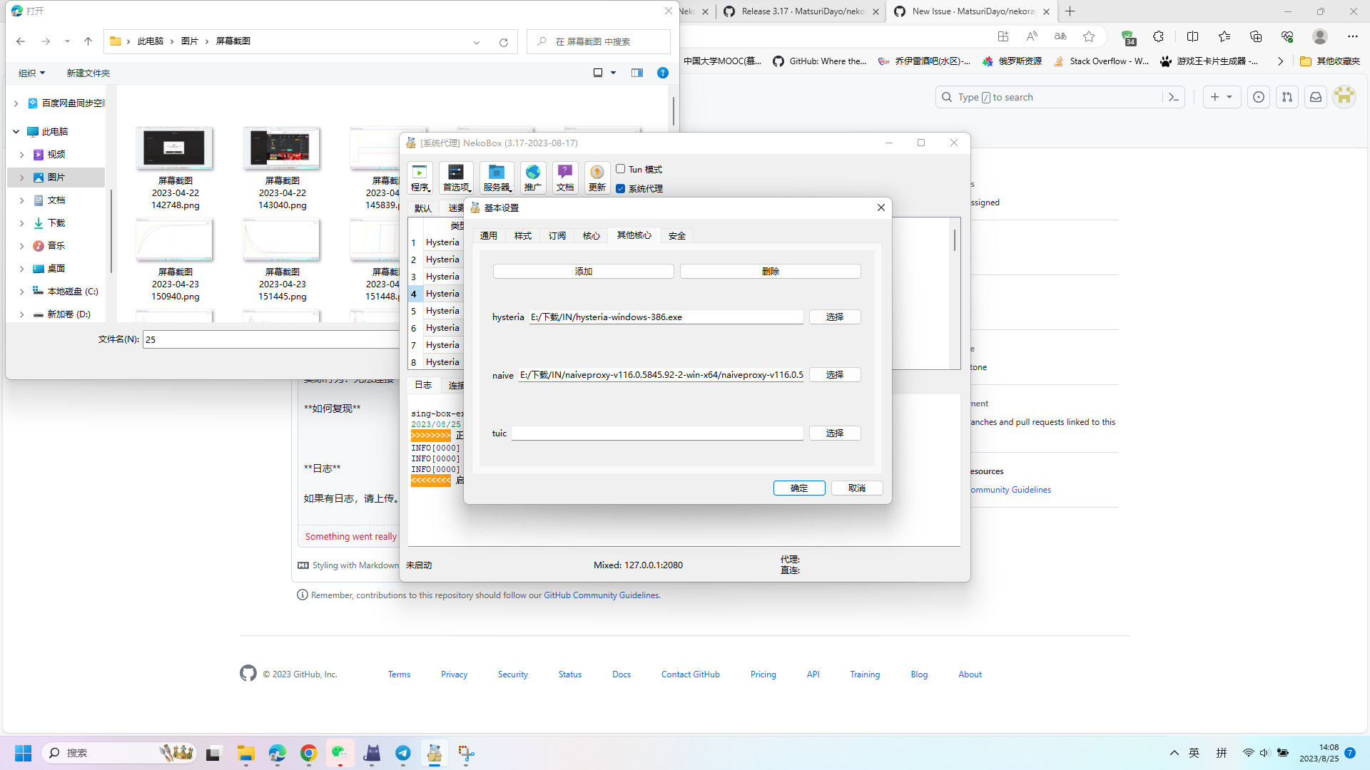 无法连接 · Issue #829 · MatsuriDayo/nekoray · GitHub