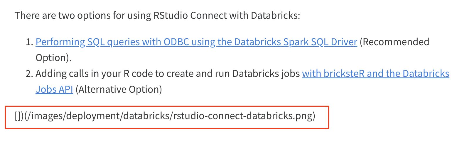 Missing image for RStudio Connect with Databricks · Issue #130 ...