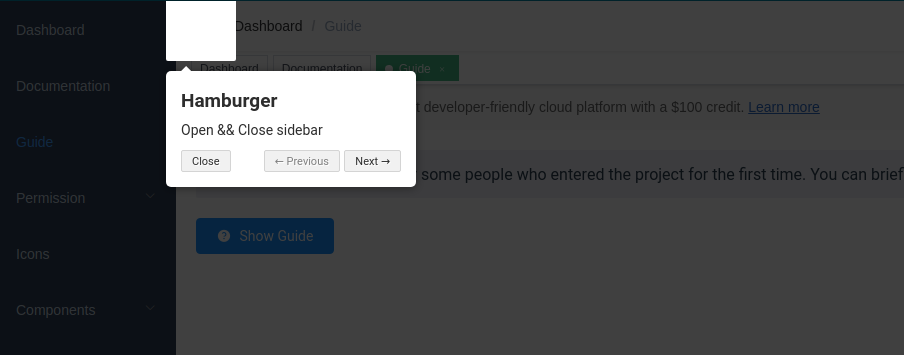 Guide icon is not showing when header fixed · Issue #2965 · PanJiaChen/vue-element-admin · GitHub