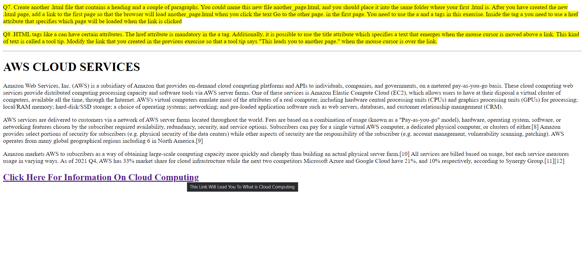 GitHub - ameya-6964/HTML-Assignments