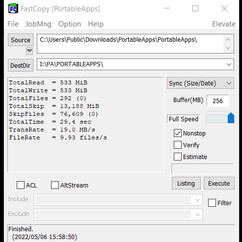 Sync not working properly · Issue #81 · FastCopyLab/FastCopy · GitHub