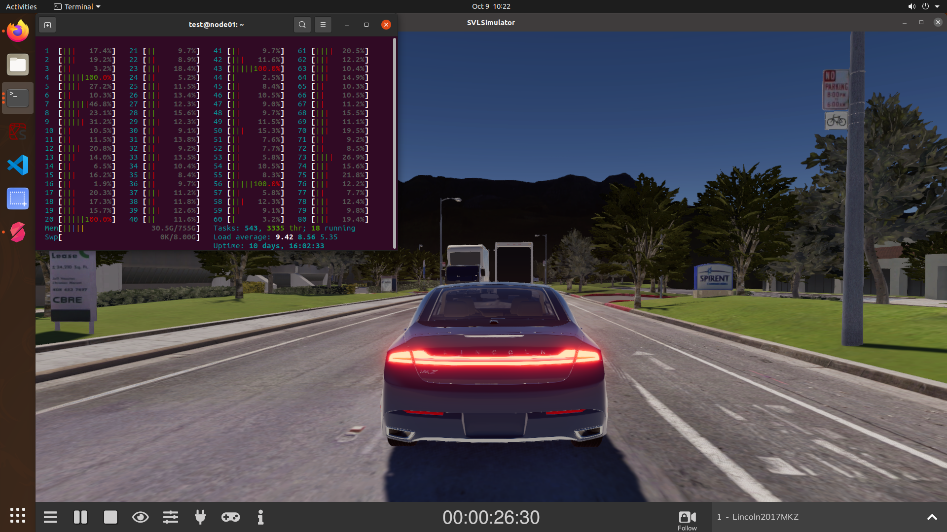 The Vehicle is Swaying in LGSVL simulation test！ · Issue #14645 ...