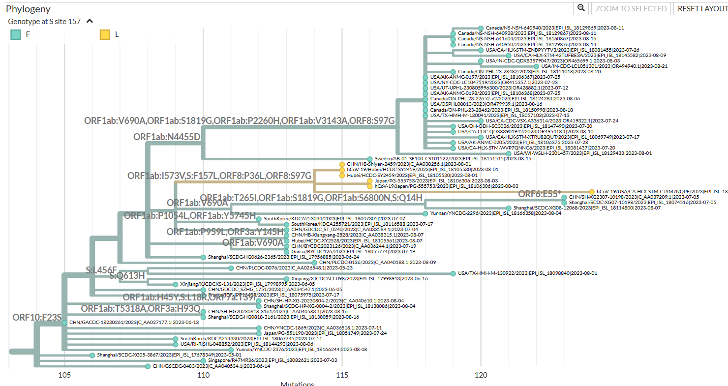 EG.5.1.1/XBB.1.16 recombinant with additional 5-nuc,4-aa including S ...