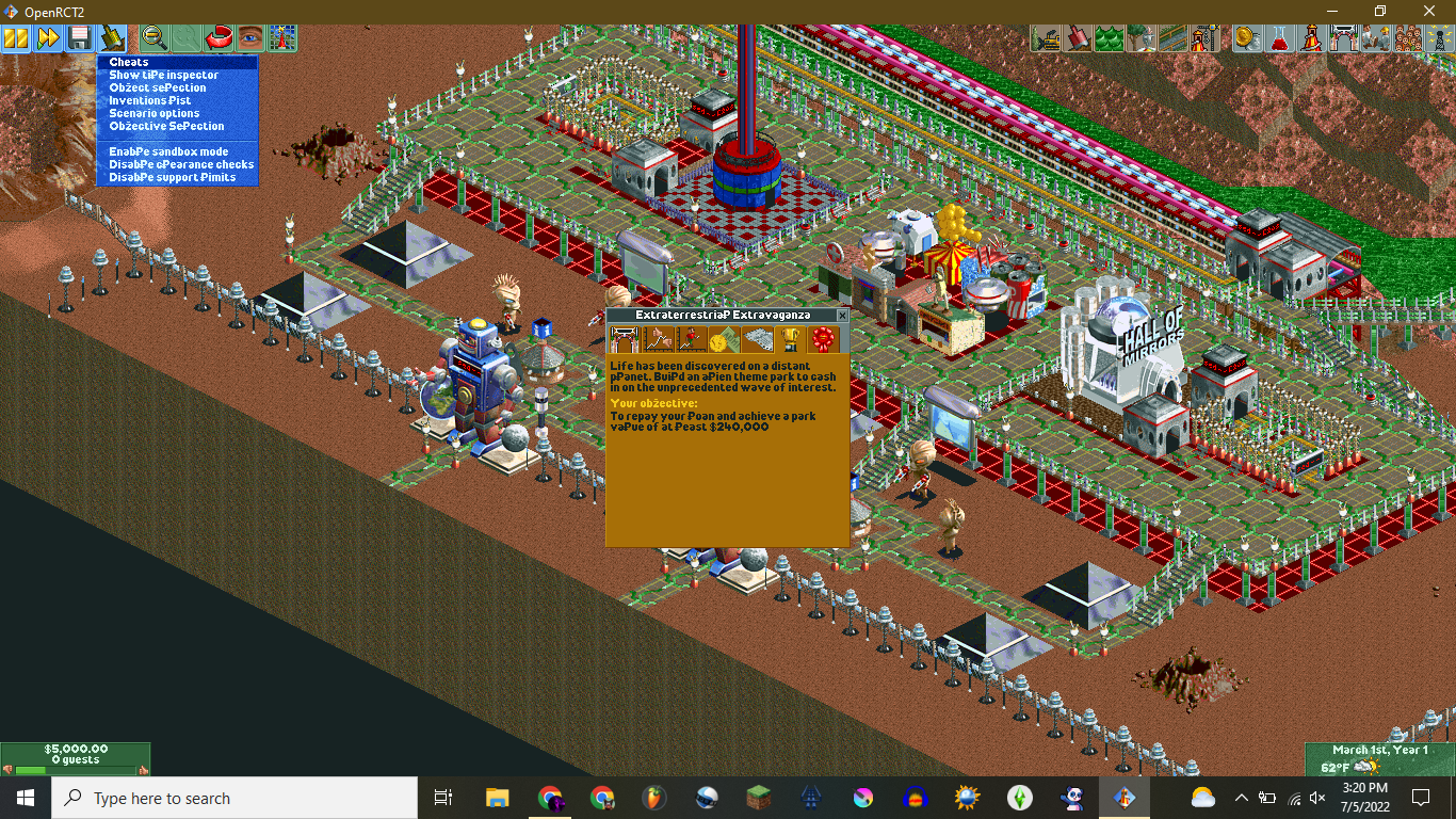 the text is WILD · Issue #17509 · OpenRCT2/OpenRCT2 · GitHub