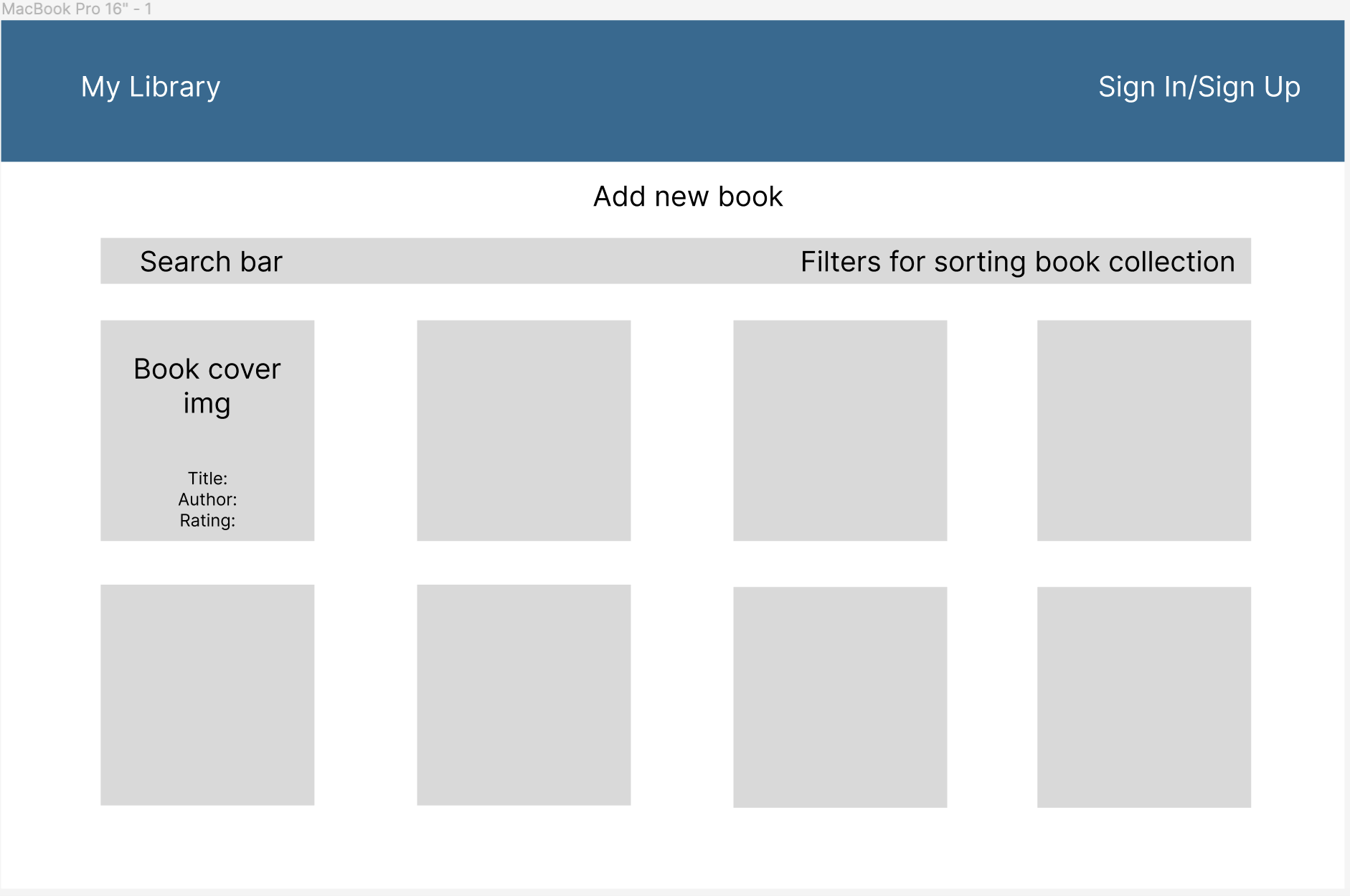 GitHub - goosefin/MyLibrary: An organizational tool for avid book readers