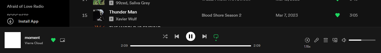 Stops playing after a while and only works again after refreshing ...