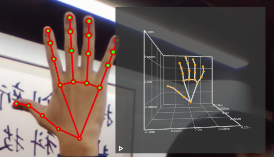 For the image of the back of the hand, the MULTI_HAND_WORLD_LANDMARKS has very poor precision ...