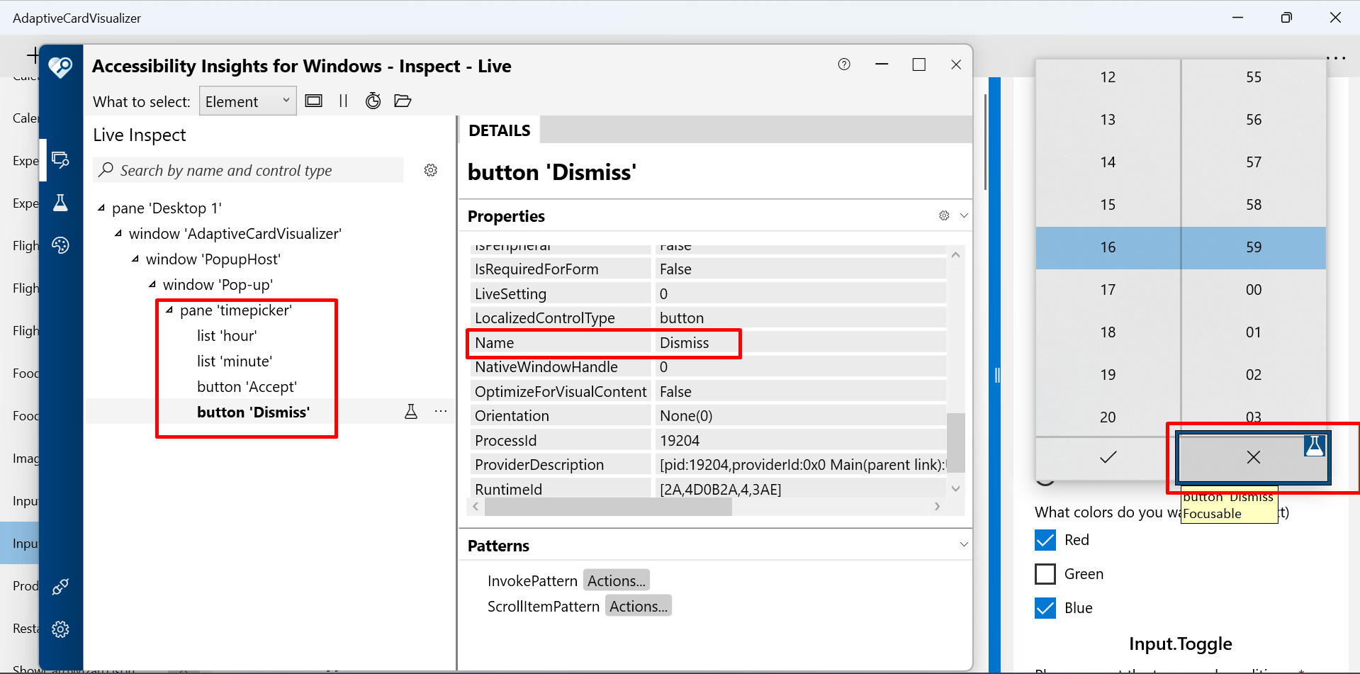 {Freeway-Bug} [Adaptive Cards> InputsWithValidation.json> Input.Toggle]: Voice access user is ...